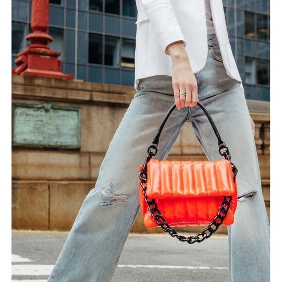 Think Rolyn | Bags | Nwt Think Rolyn Bar Bag In Poppy Patent | Poshmark